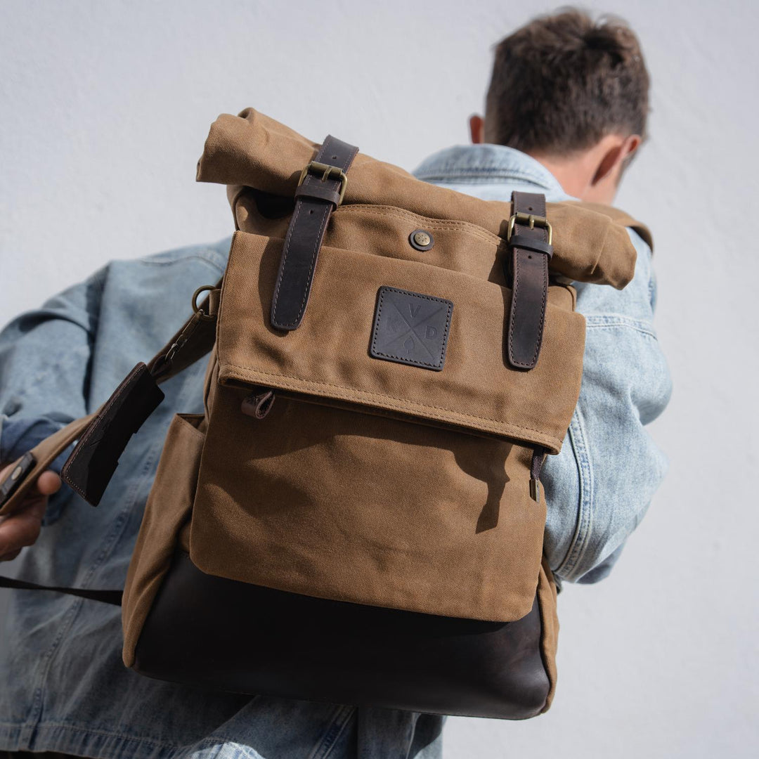 Taw Waxed Canvas Rucksack | Kovered – KOVERED