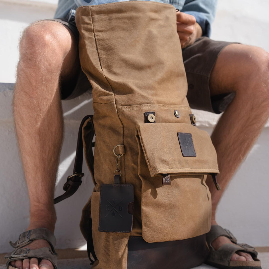 Taw Waxed Canvas Rucksack | Kovered – KOVERED